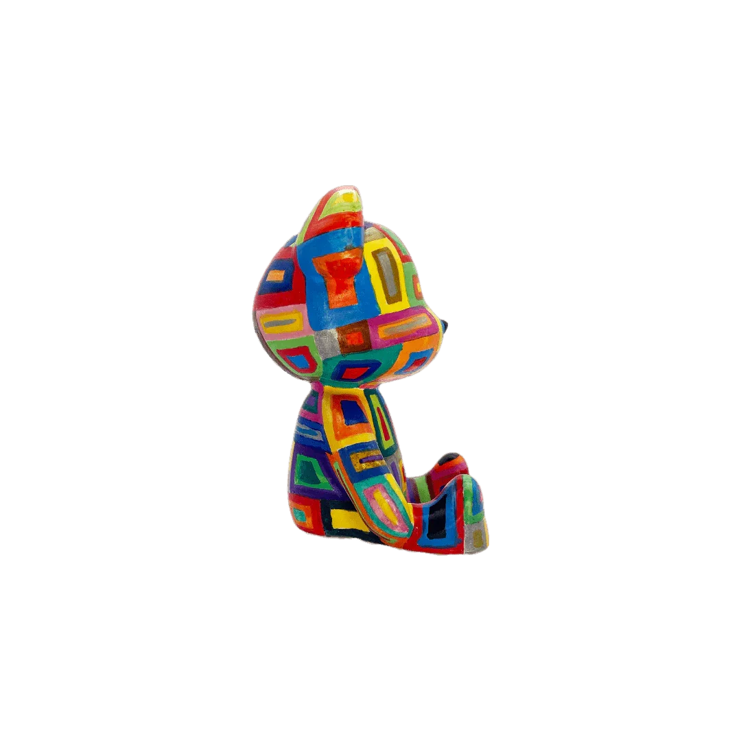 Pastel Bear Figure