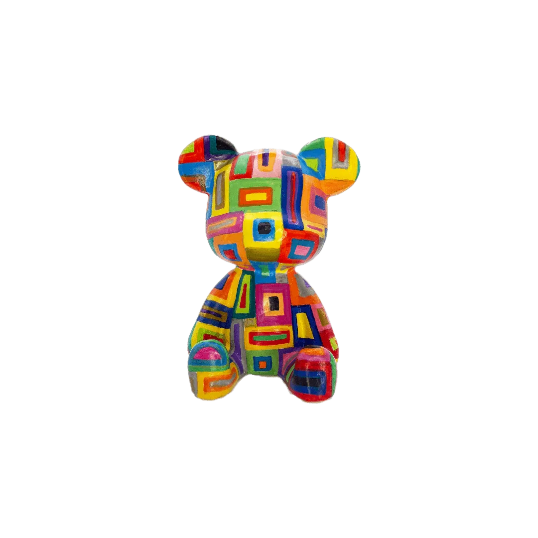 Pastel Bear Figure